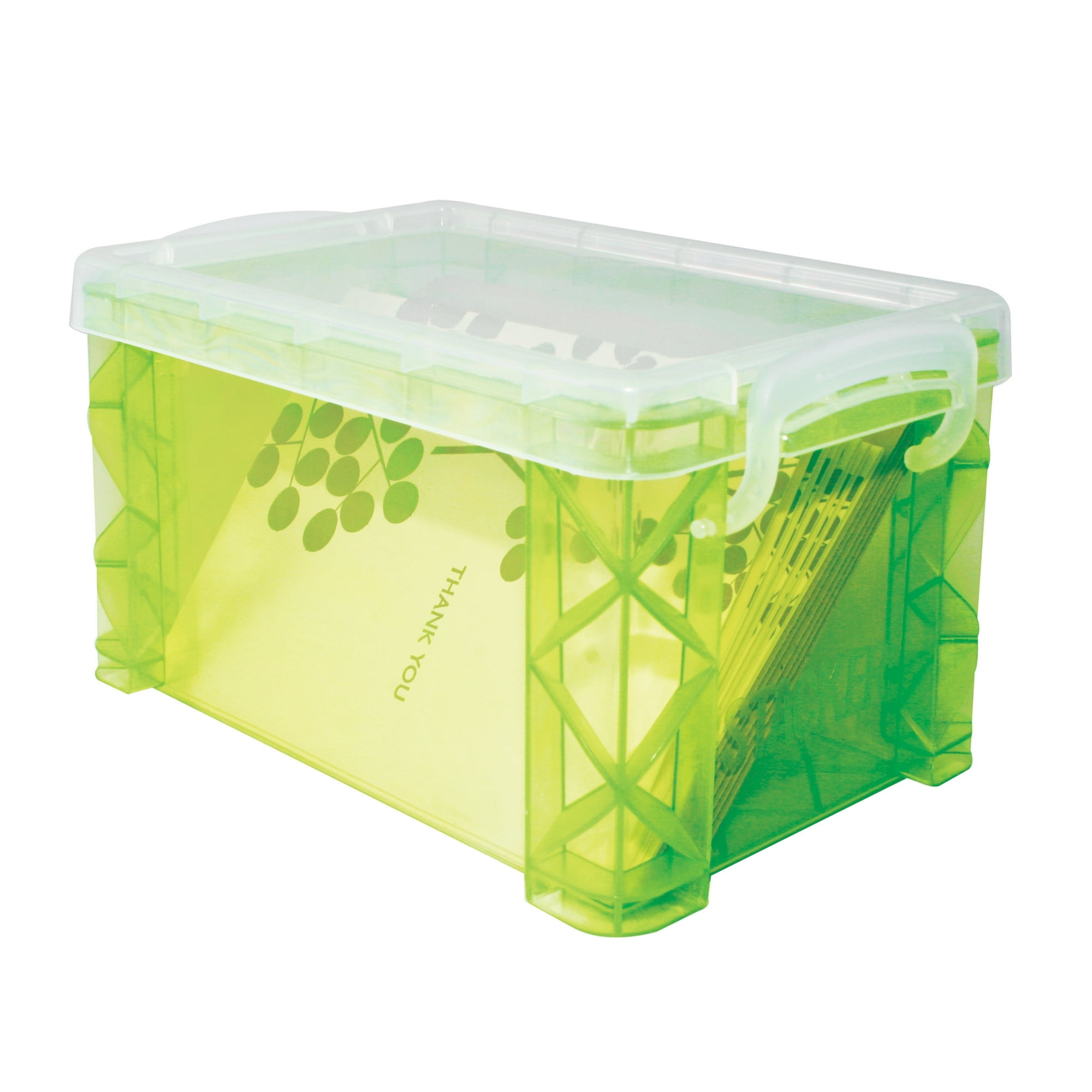 3 Pack- Super Stacker Storage Box-3.6"X4"X6.5" Assorted Colors - Walmart.com