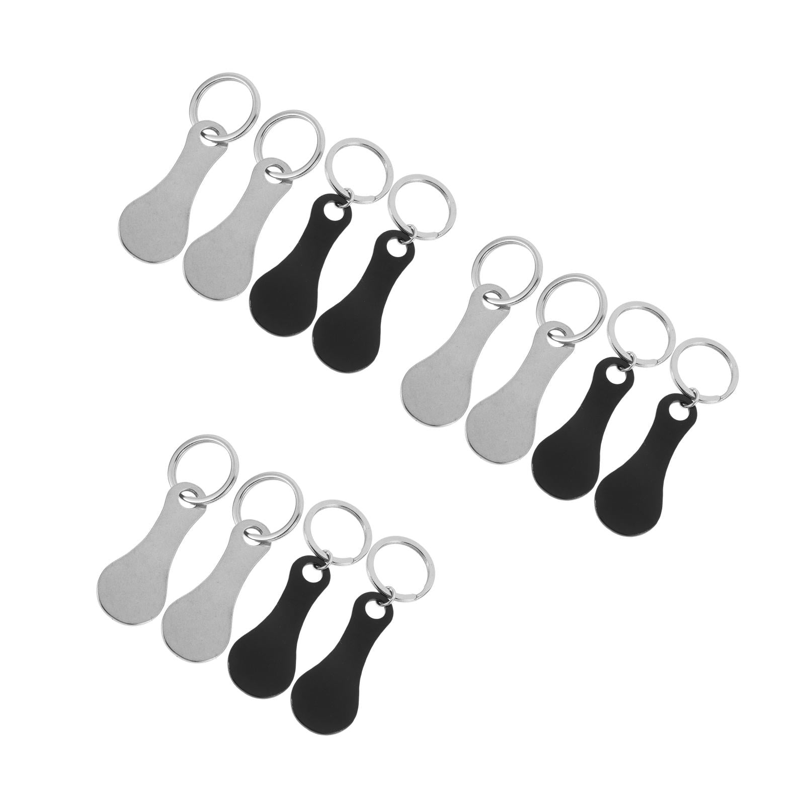 3 Pack Supermarket Trolley Key Ring Pendant Token Basket Shopping ...