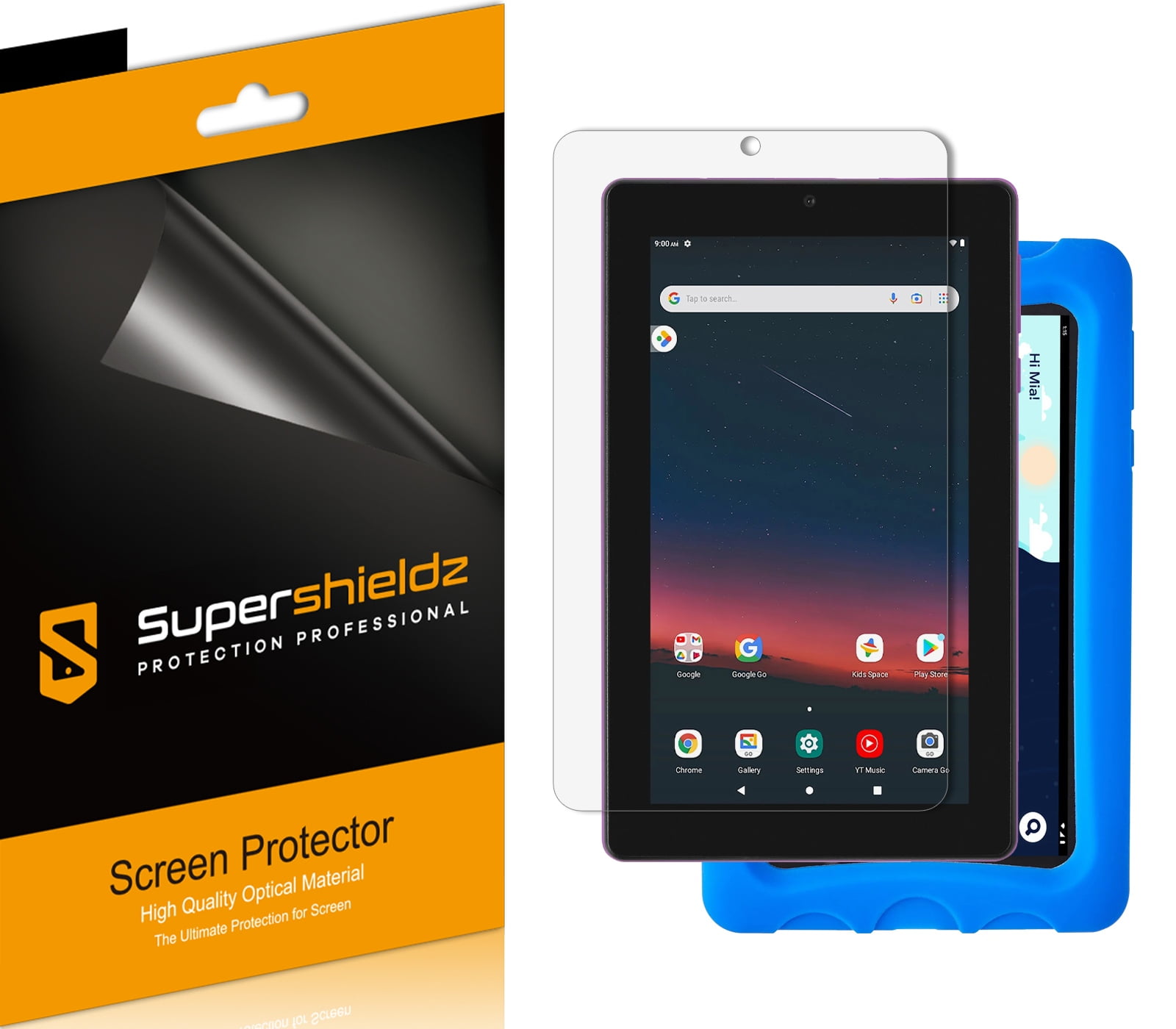 Supershieldz (3 Pack) Screen Protector for Onn 7 inch Tablet Gen 3 ...