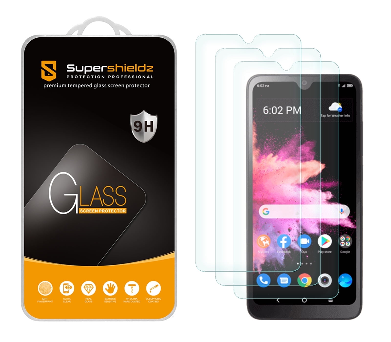 (3 Pack) Supershieldz Designed for Alcatel TCL 30 Z / TCL 30Z / TCL 30 ...