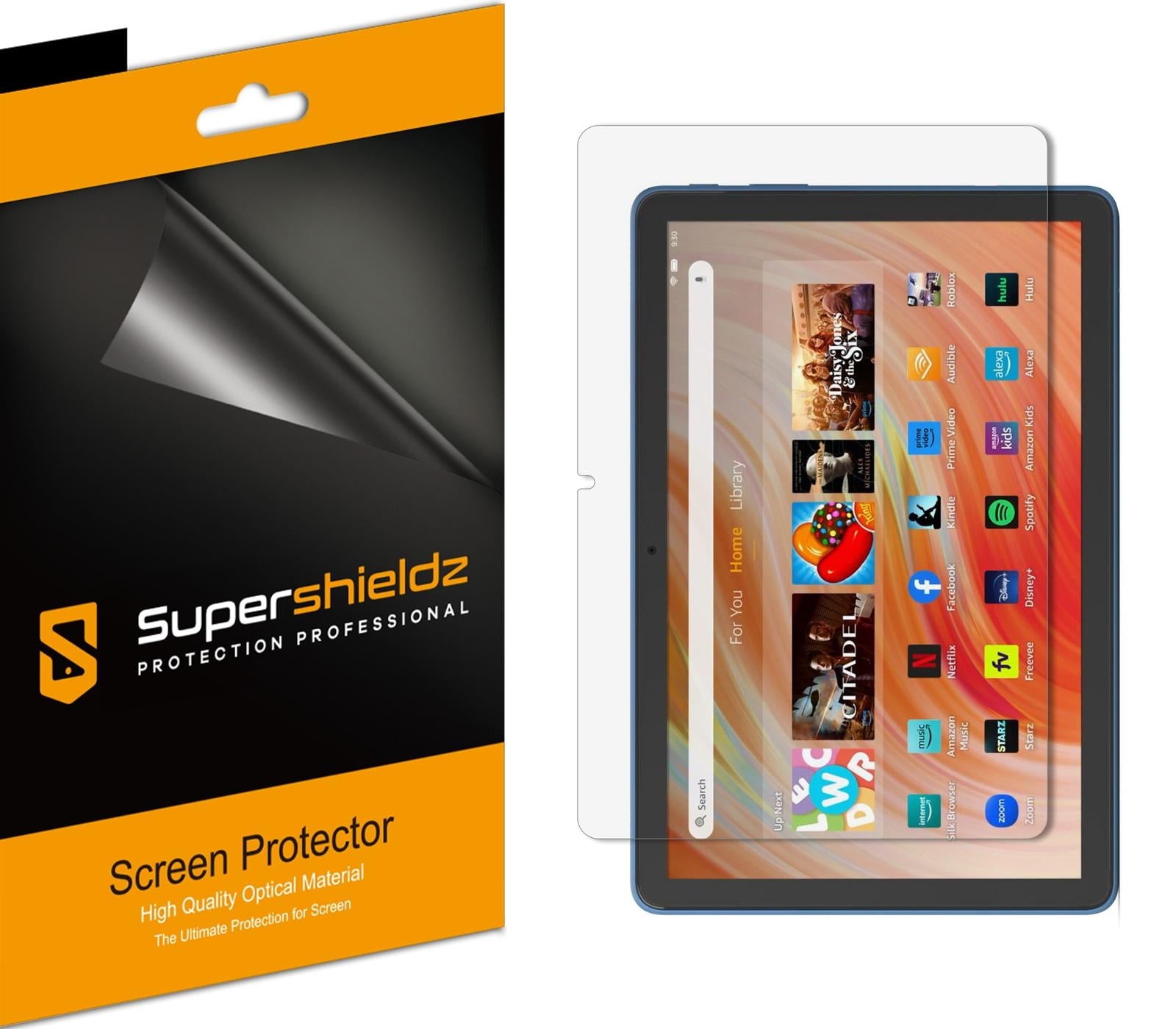 Supershieldz (3 Pack) HD Clear Shield for Fire HD 10 Tablet 10.1 inch ...