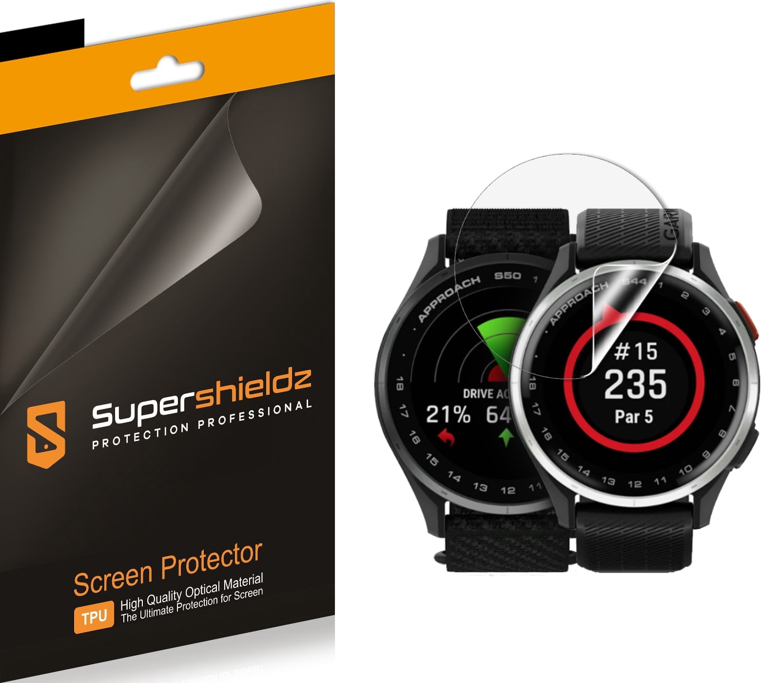 (3 Pack) Supershieldz Designed for Garmin Approach S50/ S44 Screen ...