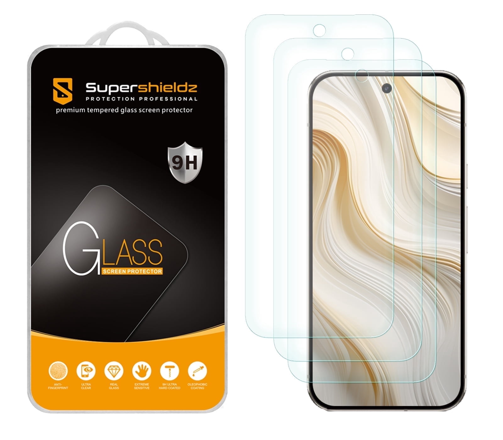 Supershieldz Google Pixel 9a Screen Protector, Tempered Glass, Anti ...