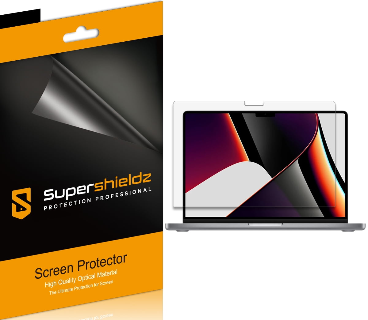 (3 Pack) Supershieldz Designed for MacBook Pro 14 inch (M2 Pro / M2 Max ...