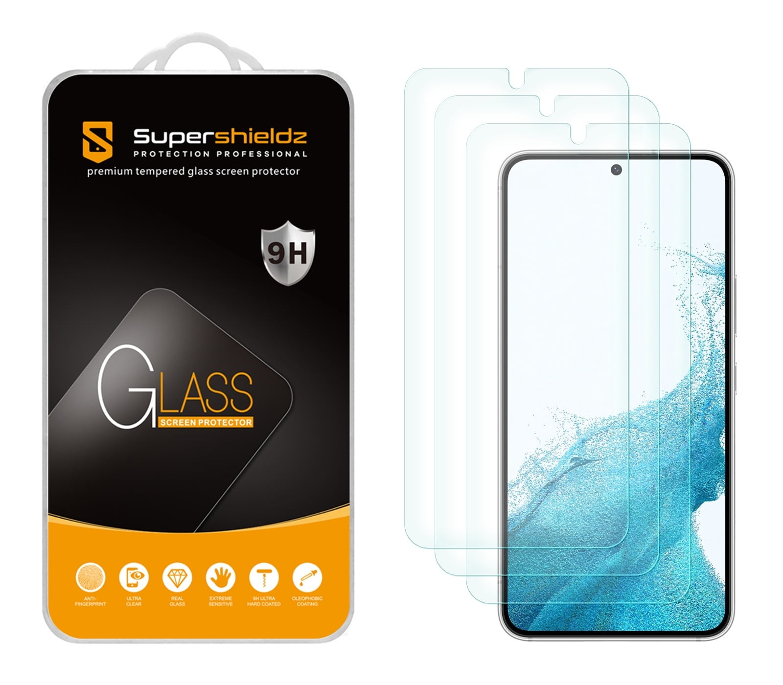 Supershieldz, 3 Pack Tempered Glass Screen Protector, Designed for ...