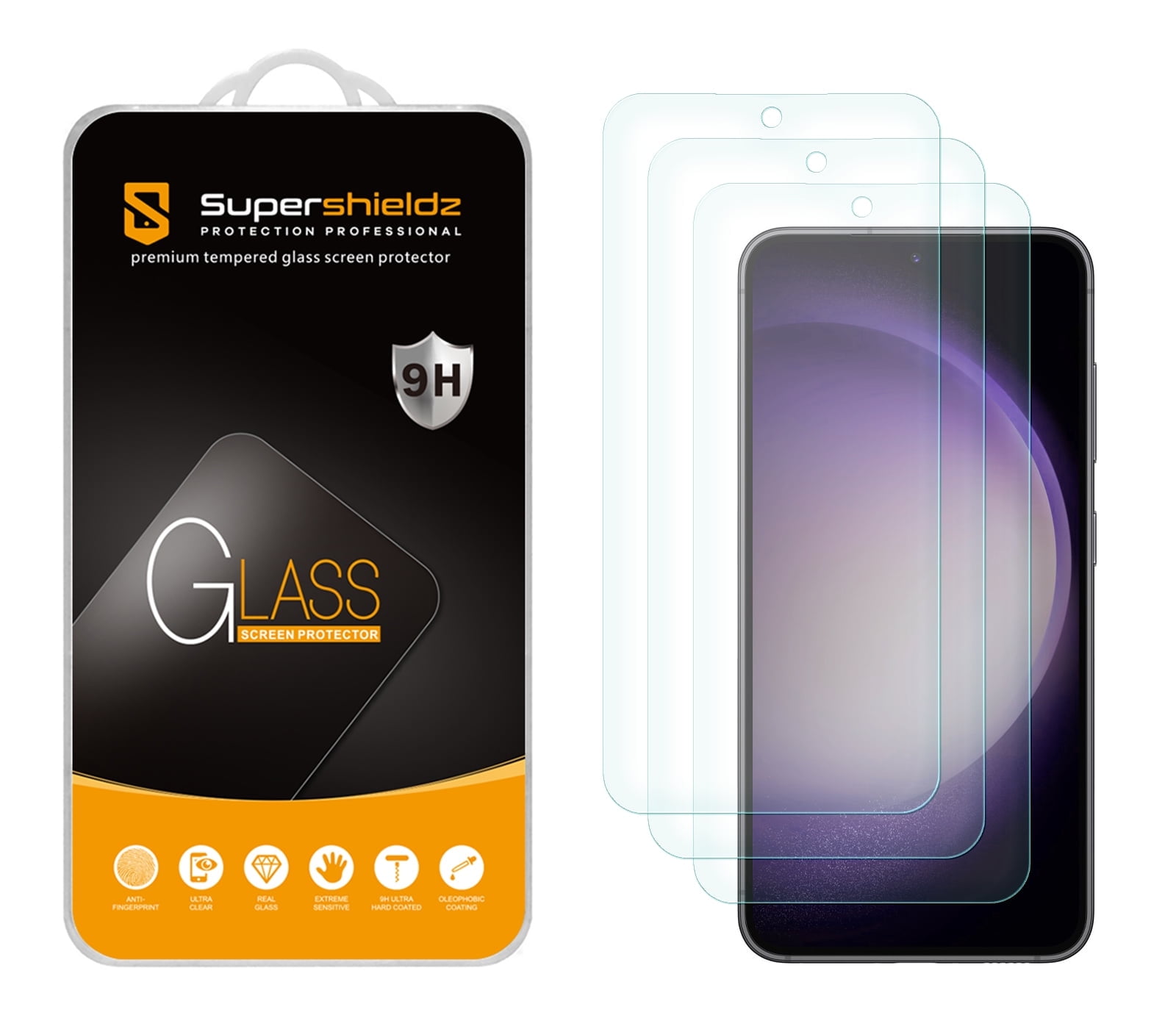 Supershieldz Tempered Glass Screen Protector, Bubble Free, Anti Scratch ...