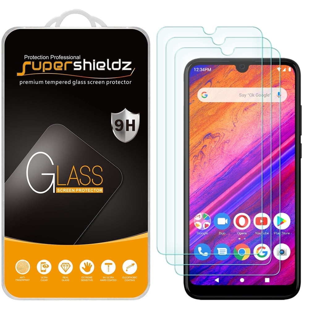 [3-Pack] Supershieldz for BLU V9 Tempered Glass Screen Protector, Anti ...