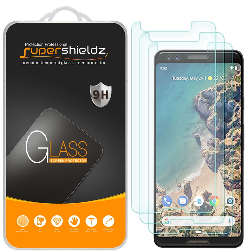[3-Pack] Supershieldz for Google (Pixel 3) Tempered Glass Screen ...
