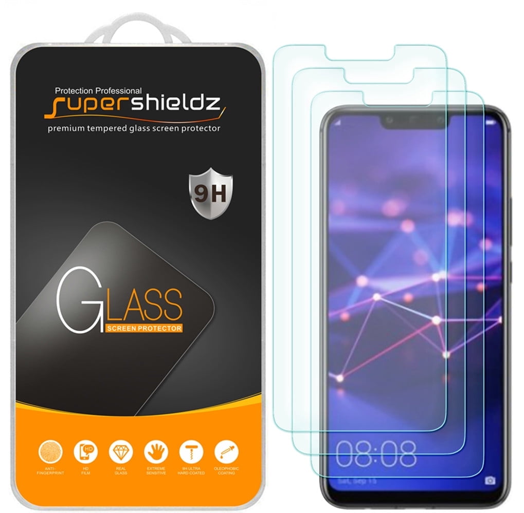 [3-Pack] Supershieldz for Huawei Mate 20 Lite Tempered Glass Screen ...
