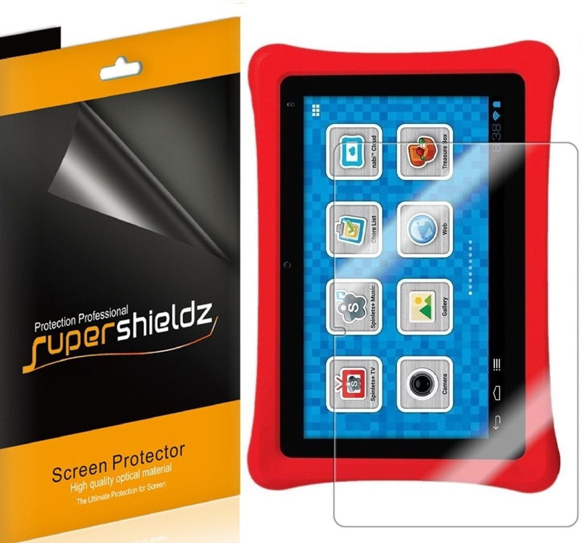 [3-Pack] Supershieldz for Nabi 2 / Nabi 2S 7 inch Tablet Screen Protector, Anti-Bubble High ...