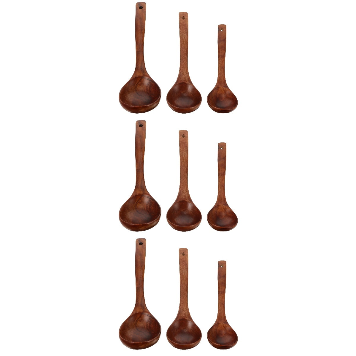 3 Pack Supply Power Module Wooden Spoon Different Sizes Spoons Mixing ...