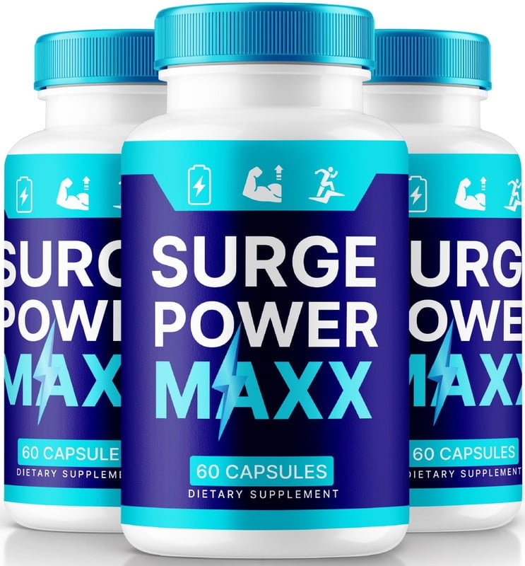 (3 Pack) Surge Power Maxx Pills, Official SuperPower Max Me Capsules To ...