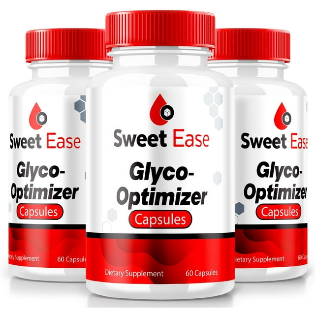 (3 Pack) Sweet Ease Glyco Optimizer Capsules, SweetEase Banyan Glyco ...