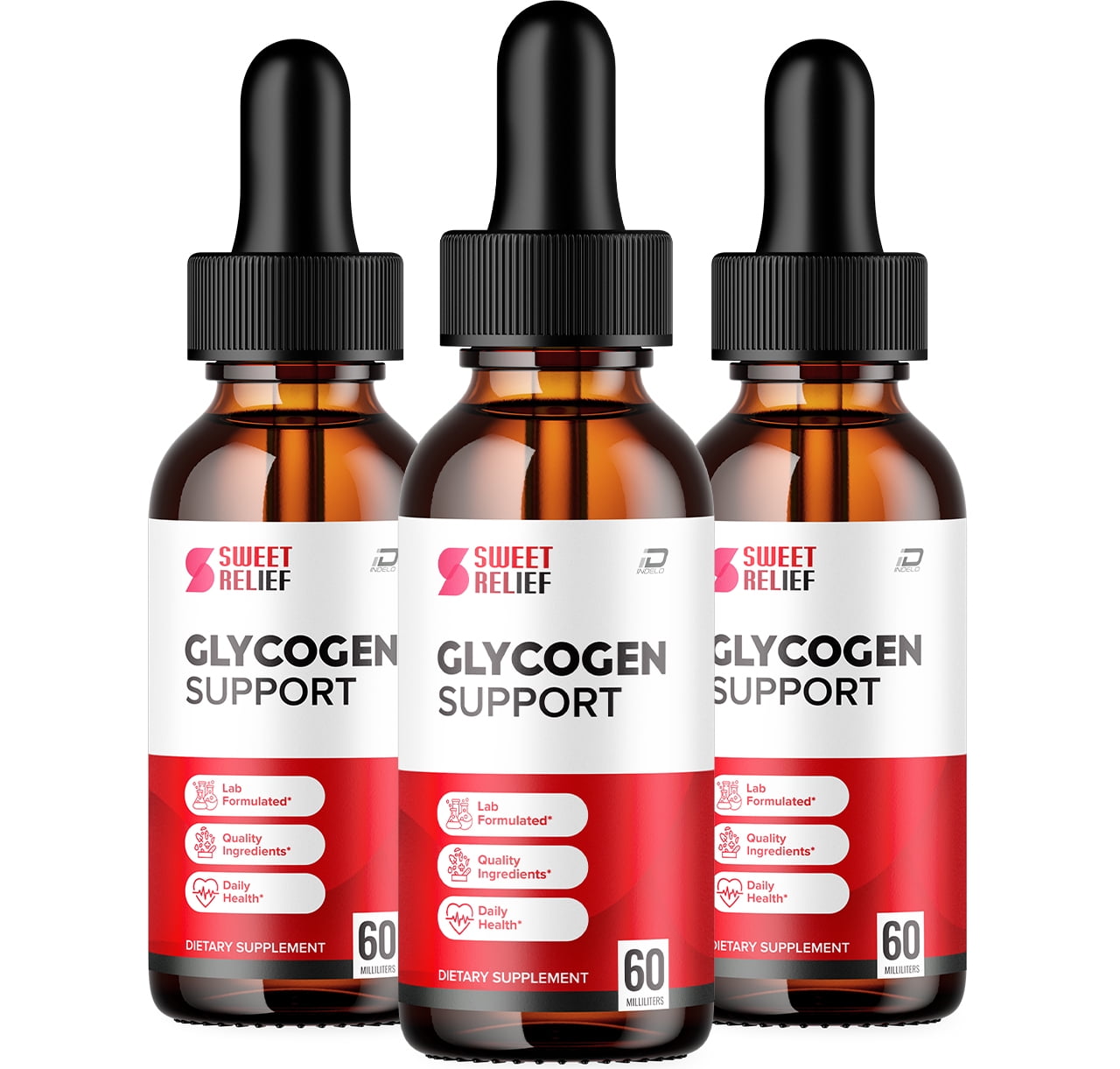 (3 Pack) Sweet Relief Glycogen Support Drops Supplement - SweetRelief ...