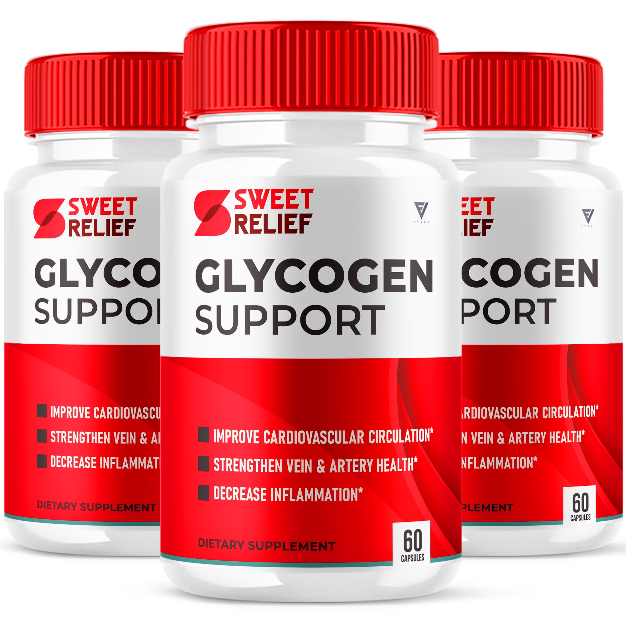(3 Pack) Sweet Relief Glycogen Support and Joint Relief Advanced ...