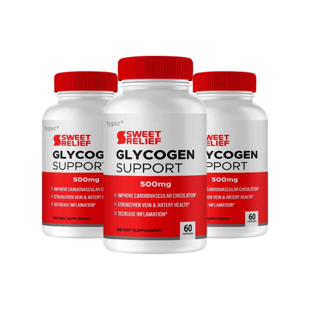 (3 Pack) Sweet Relief - Sweet Relief Glycogen Capsules - Walmart.com