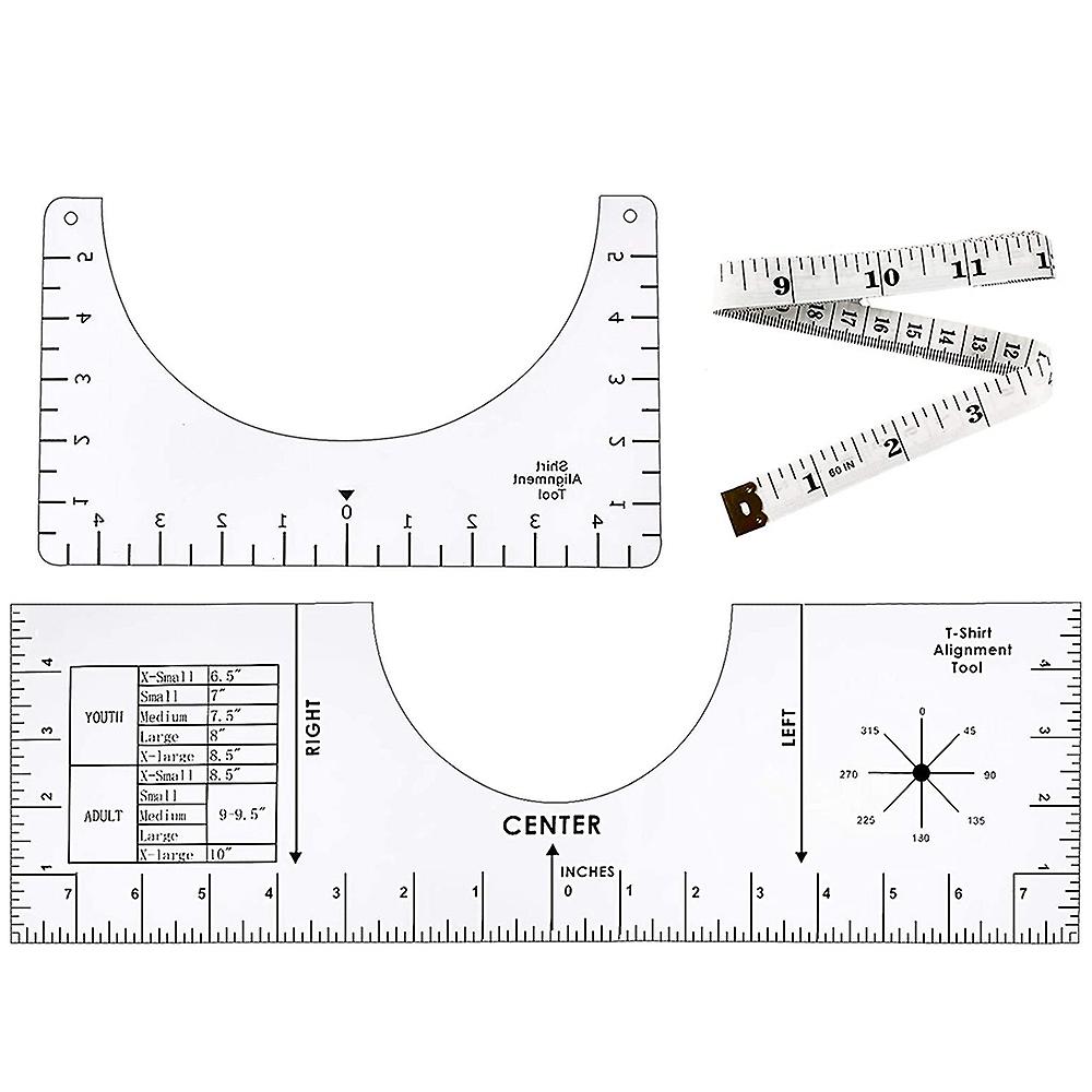 3 Pack T-Shirt Alignment Tool-T shirt Ruler Guide Tool, Sublimation on ...