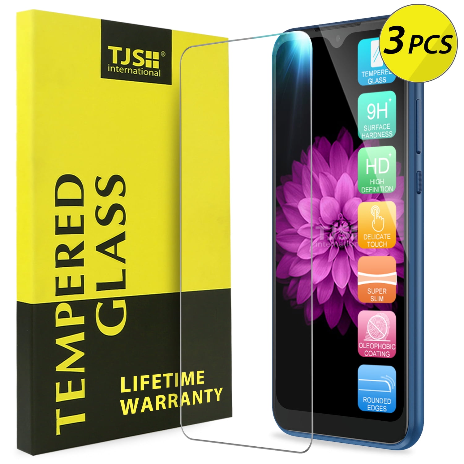 [3-Pack] TJS Compatible for Motorola Moto E 2020 [Screen Coverage ...