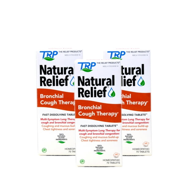 3 Pack - TRP Natural Relief Bronchial Cough Therapy Fast Dissolving ...