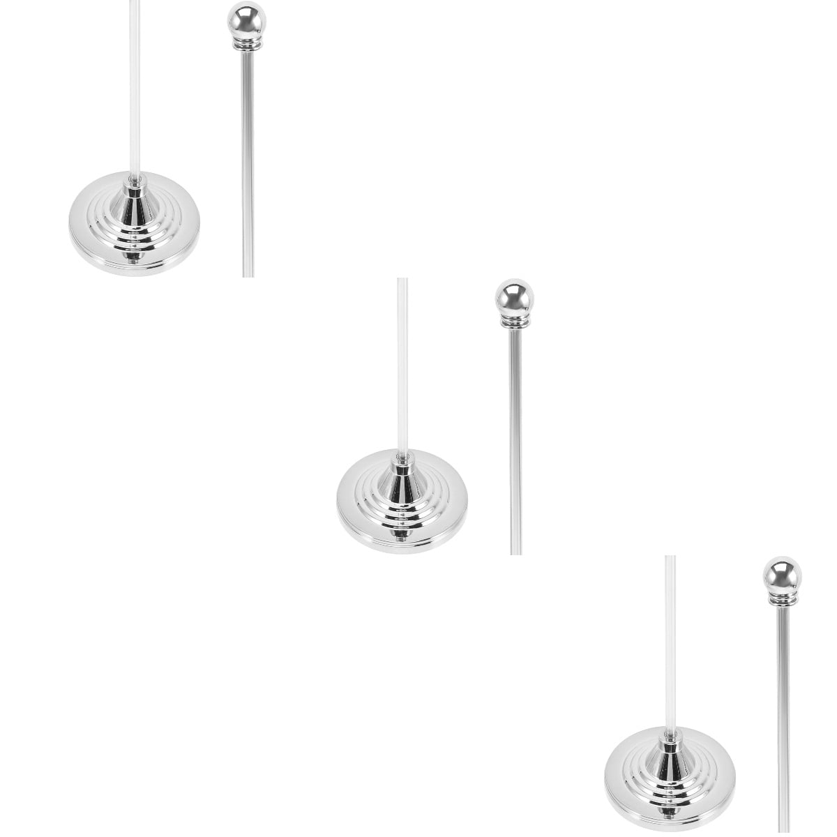 3 Pack Table Flag Pole Holder Flags Desktop Stand Brackets Office ...