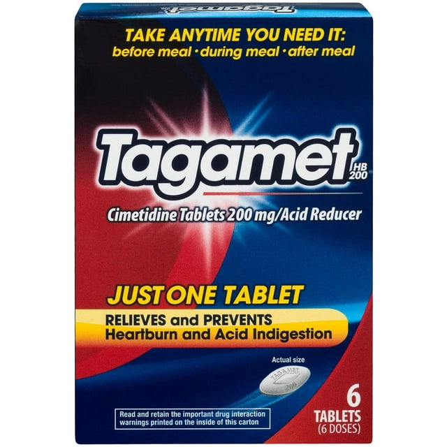 3 Pack - Tagamet Acid Reducer Relieves and Prevents Heartburn and Acid ...