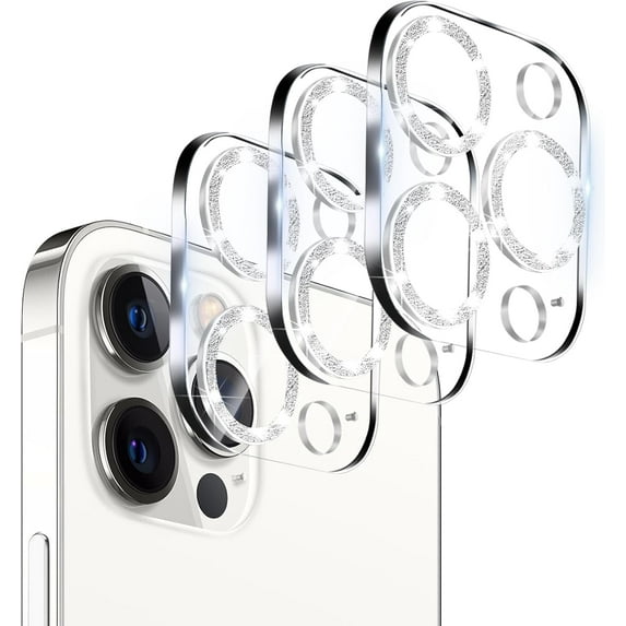 3 Pack Tempered Glass Camera Lens Protector for iPhone 12 Pro Max 6.7 ...