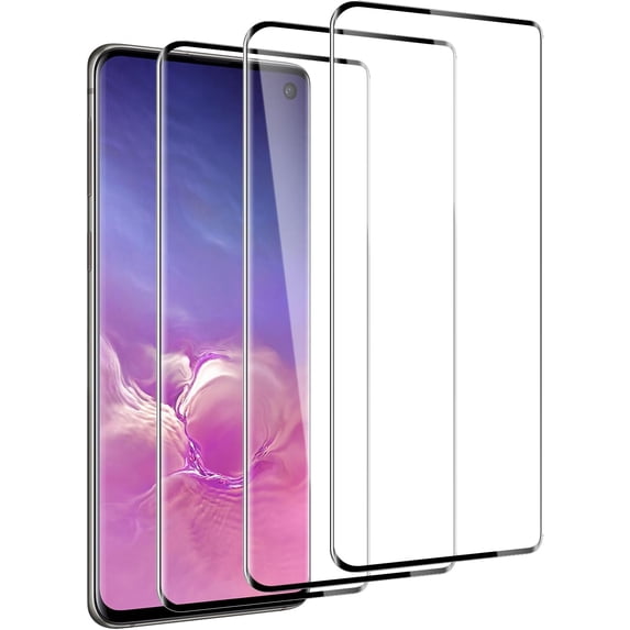 3 Pack Tempered Glass Screen Protector for Samsung Galaxy S10, 9H ...
