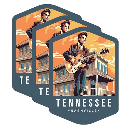 (3 Pack) Tennessee Guitarist Decals - Nashville Musician - Rock n Roll ...