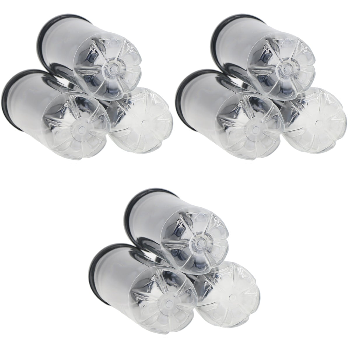 3 Pack Tennis Ball Container Clear Cylinder Paddle Balls Pressurizer ...