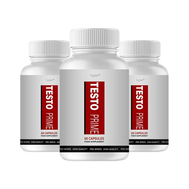 (3 Pack) Testo Prime Male Performance Enhancement Capsules - Walmart.com