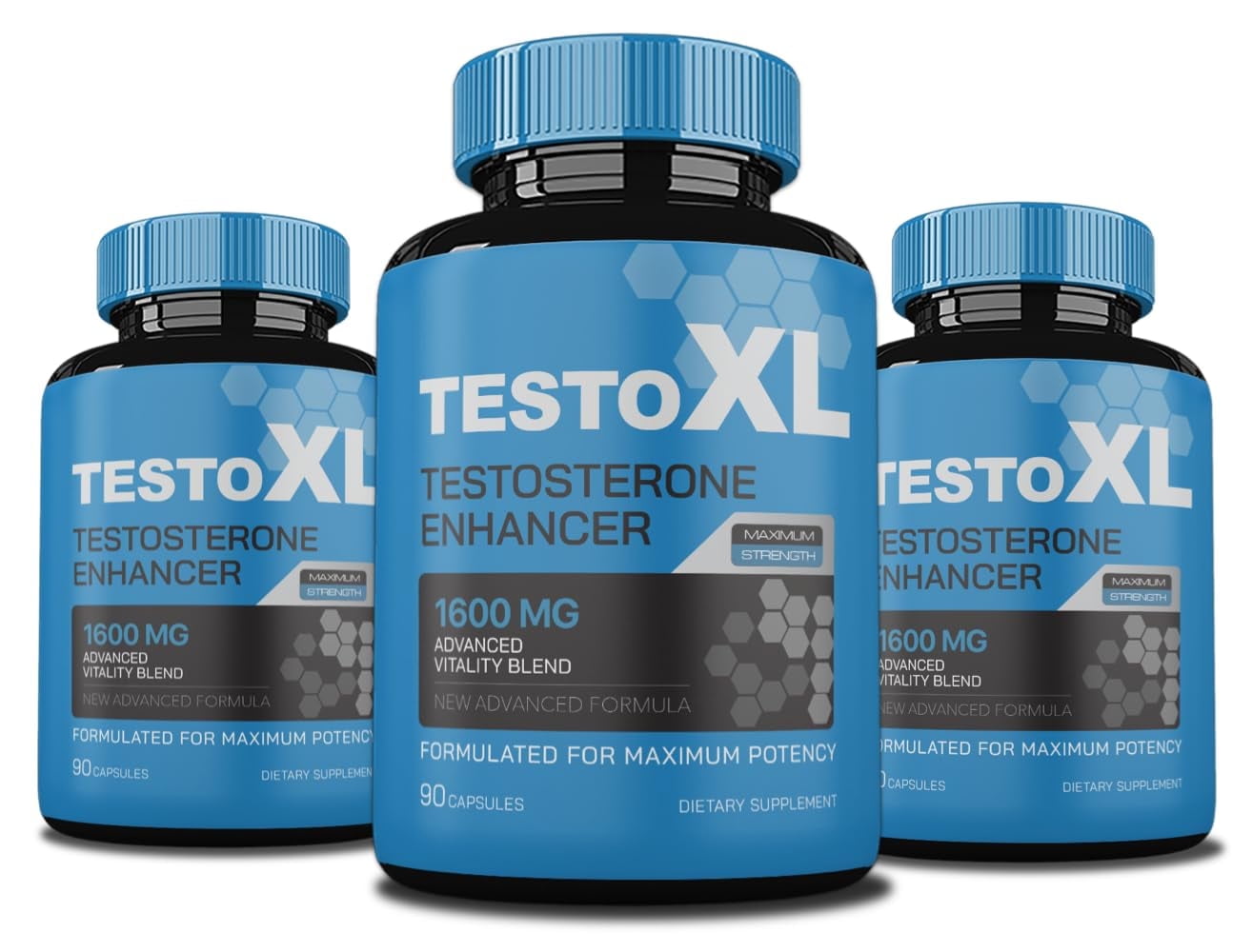 (3 Pack) Testo XL Supplement Advanced Formula, Testo XL Pills For Men ...