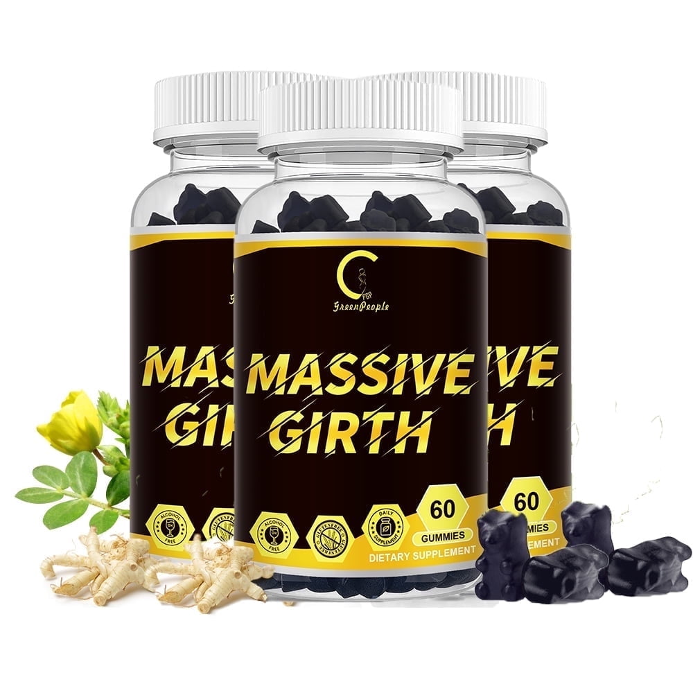 (3 Pack)Testosterone Booster Gummies - Stamina, Endurance, & Strength ...