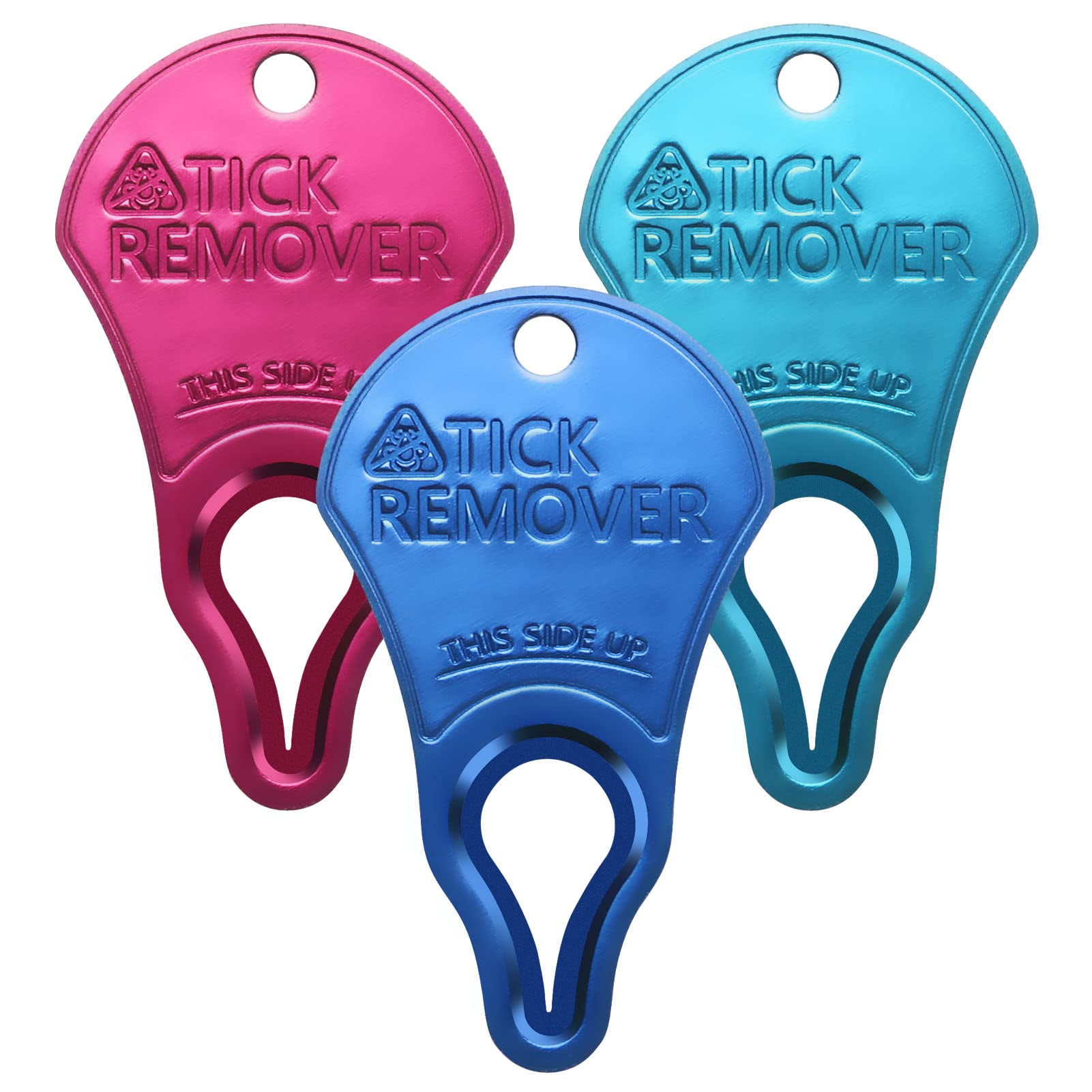 3 Pack Tick Remover Tool Portable, Tick Removal for Dogs and Humans ...
