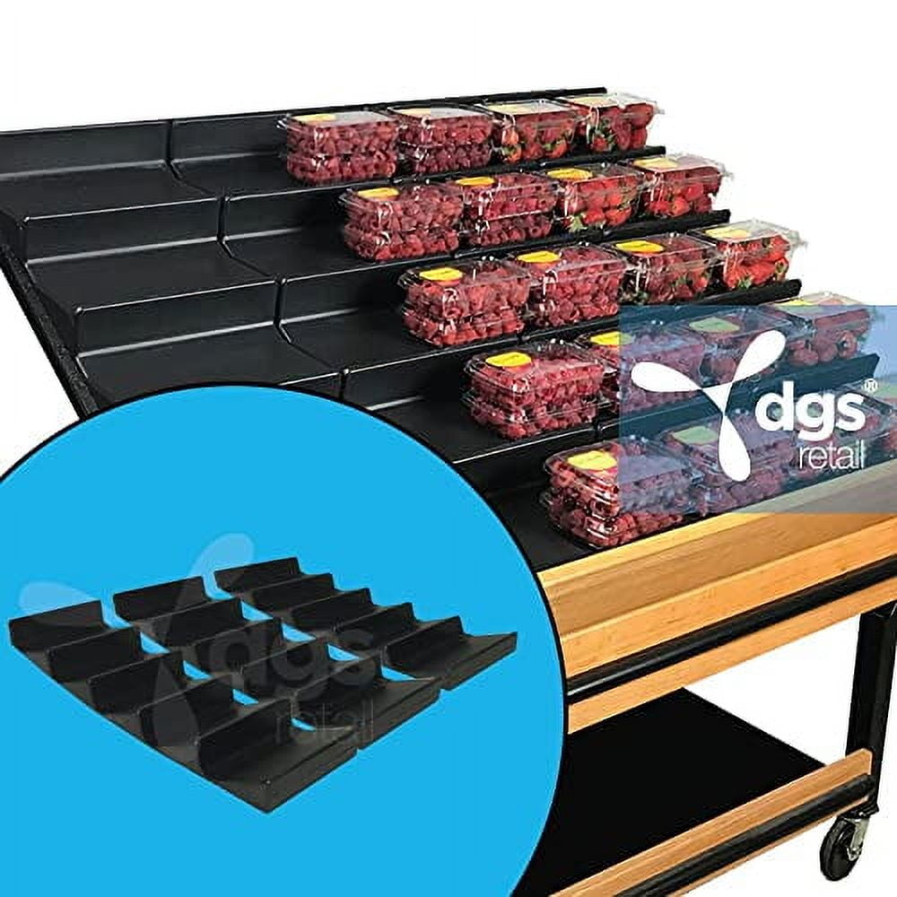 3 Pack of Tiered 5-Step Produce Riser Display for Retail Grocery Produce Market Farmers Market ...