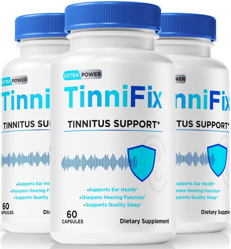 (3 Pack) Tinnifix Capsules - Advanced Ear Support, Natural Formula to ...