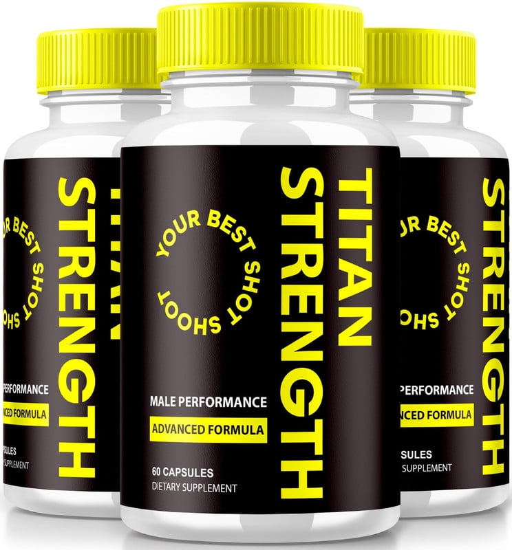 (3 Pack) Titan Strength Pills, Official Formula to Support Volume, All ...
