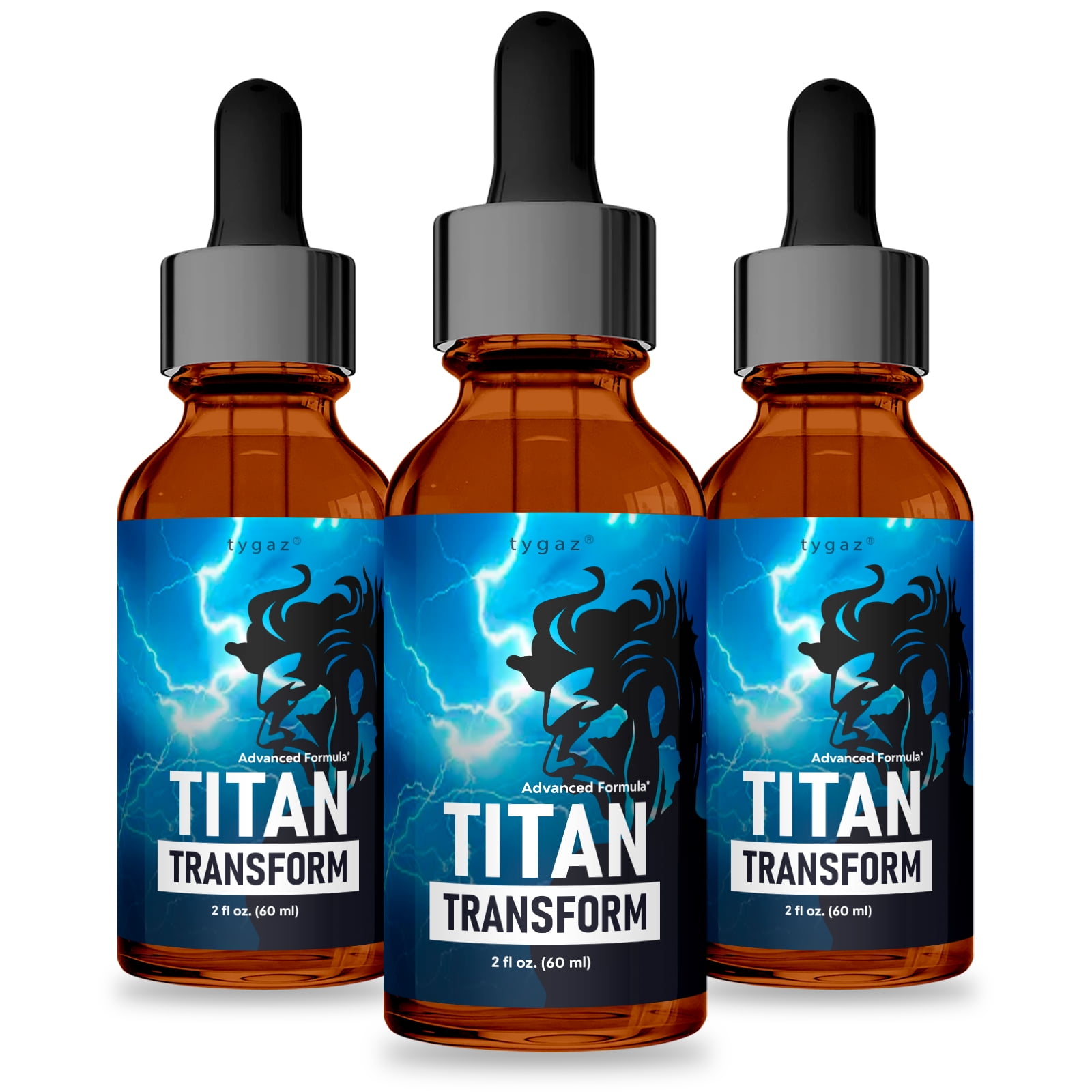 (3 Pack) Titan Transform - Titan Transform Drops For Men - Walmart.com