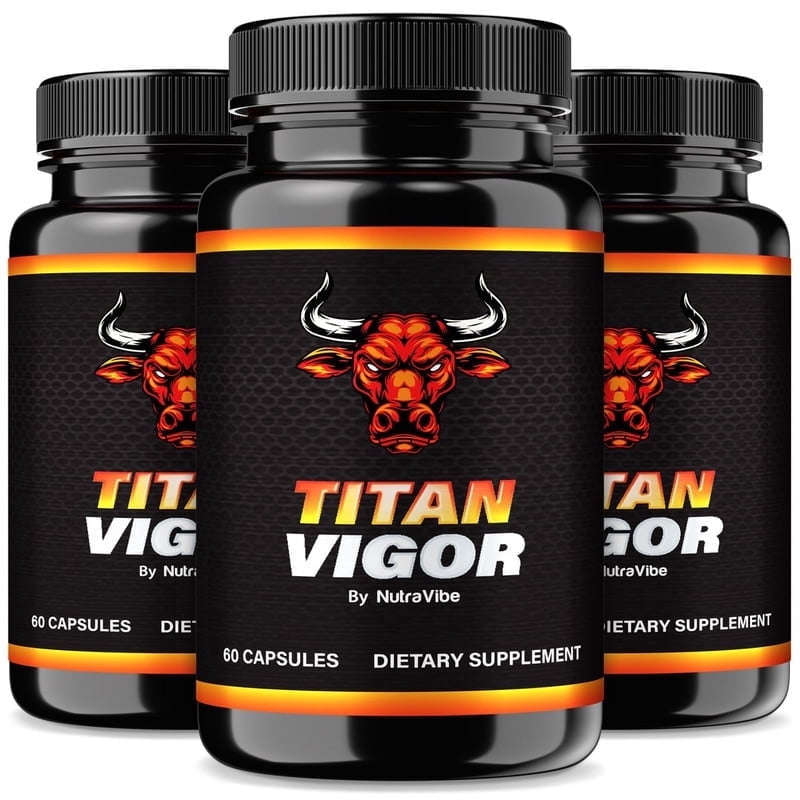 (3 Pack) Titan Vigor Capsules – Official TitanVigor All-Natural ...