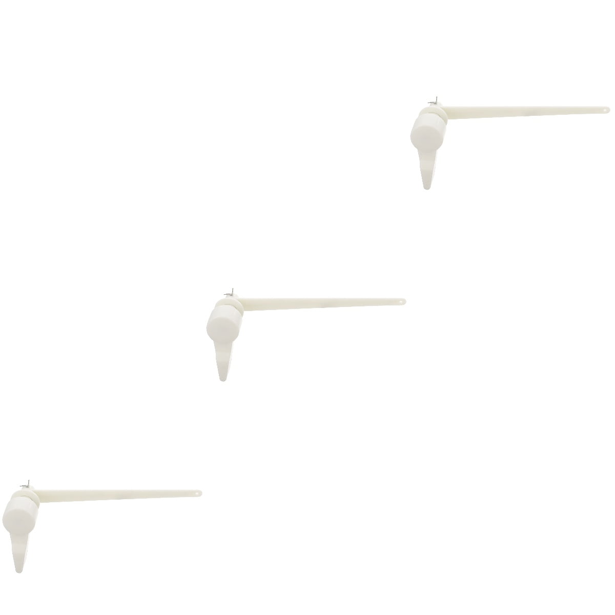 3 Count Toilet Accessory Bathroom Handle Replacement Chain Flushing ...