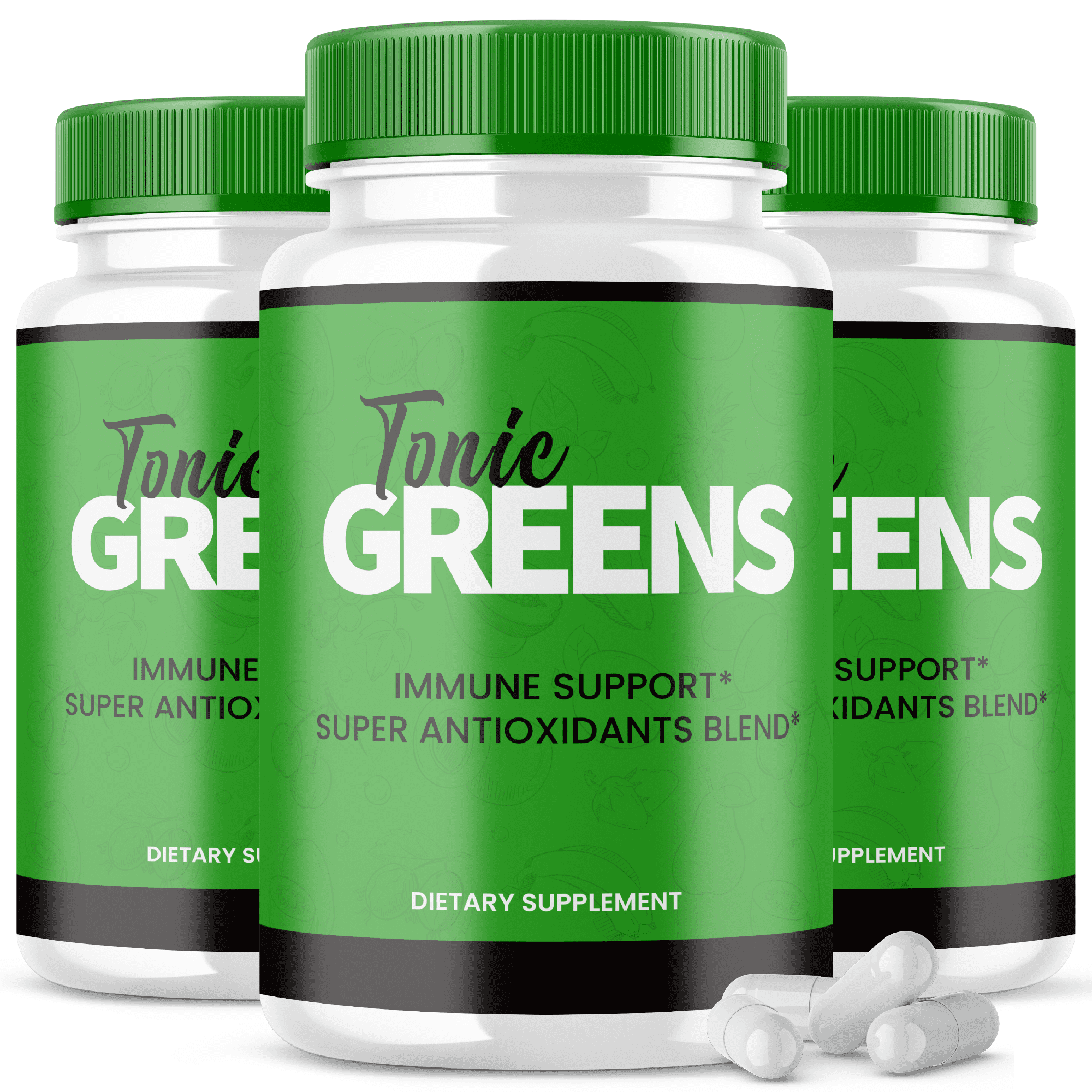 3 Pack Tonic Greens - Keto Weight Loss Formula - Energy & Focus ...