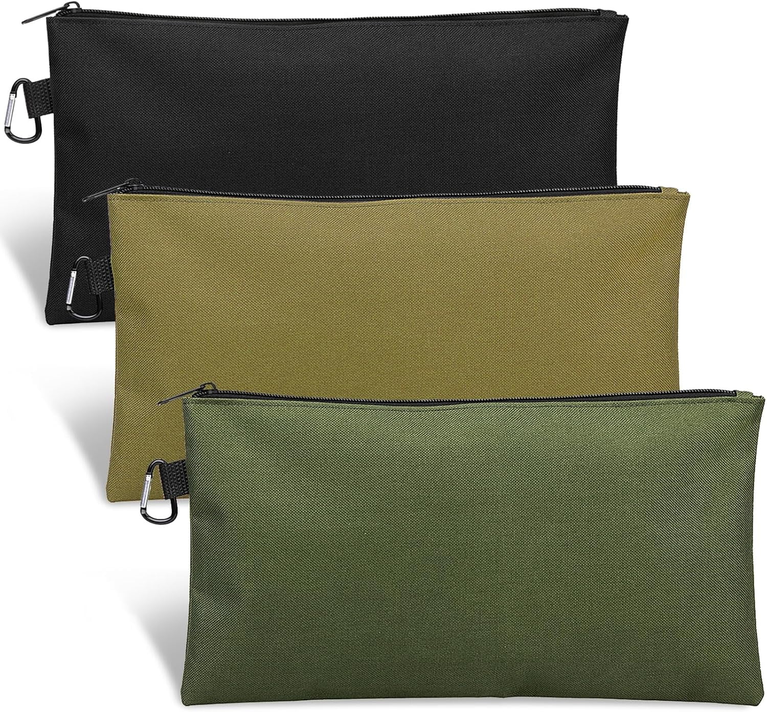 3 Pack Tool Bag Zipper Pouch, Premium Tool Pouch, Utility Multipurpose ...