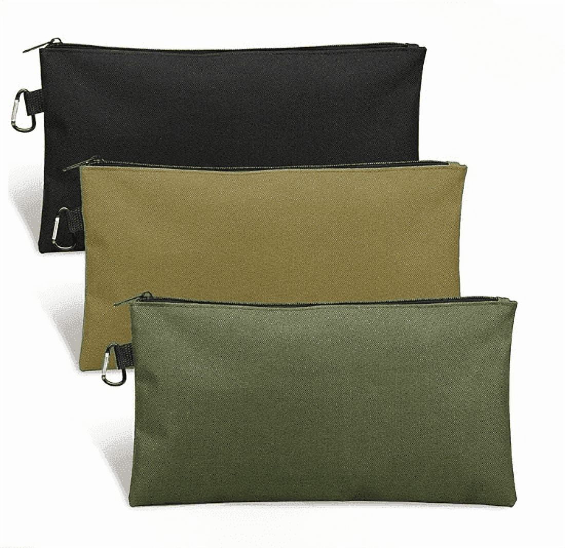 3 Pack Tool Bag Zipper Pouch, Premium Tool Pouch, Utility Multipurpose ...