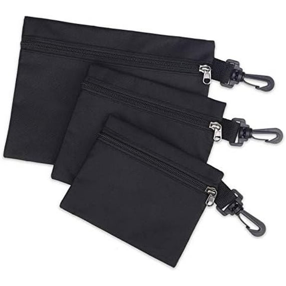 3 Pack Tool Bags Canvas,Premium Tool Pouch Zipper Bag,zipper pouch ...