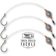 3 Pack Tooth Shield Tackle Carolina Drum Rig Redfish Rig Catfish [80lb ...