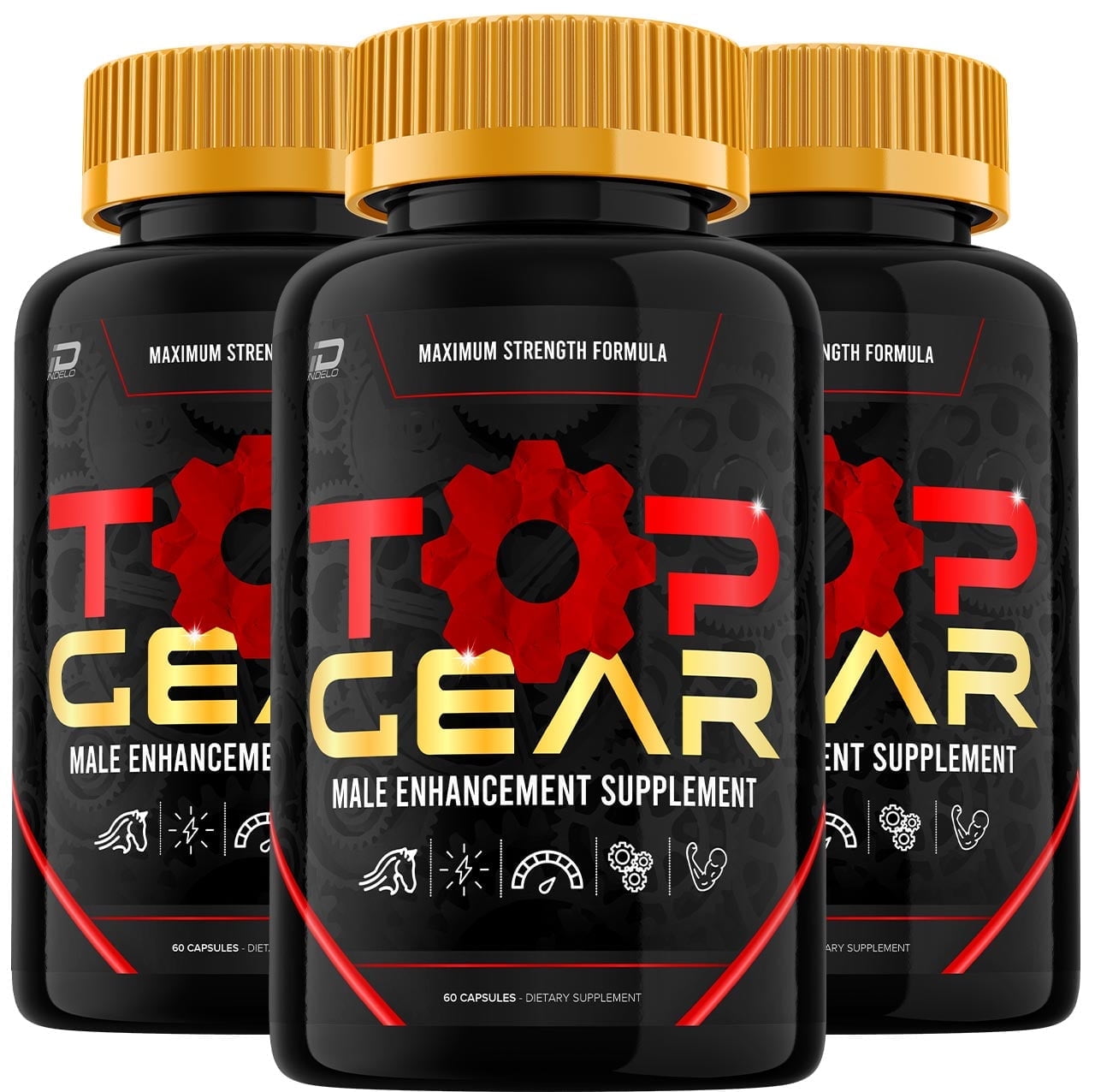(3 Pack) Top Gear for Men Capsules, TopGear Pills, Gear Top Advanced ...