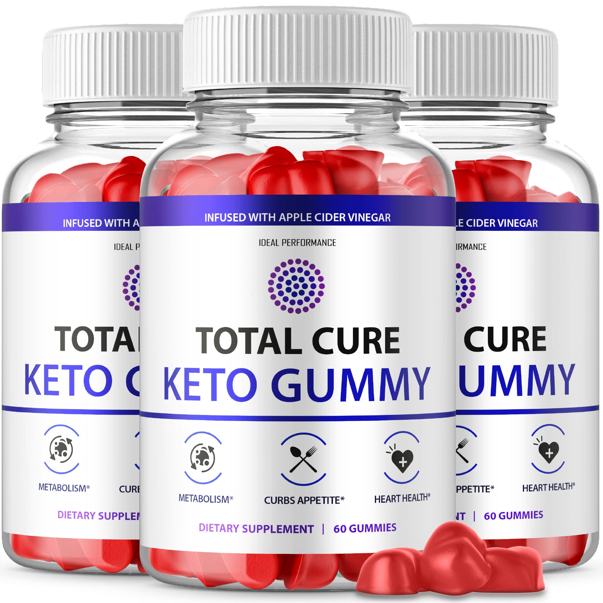 (3 Pack) Total Cure Keto Gummies Total Cure Keto Gummy S (180 Gummies ...