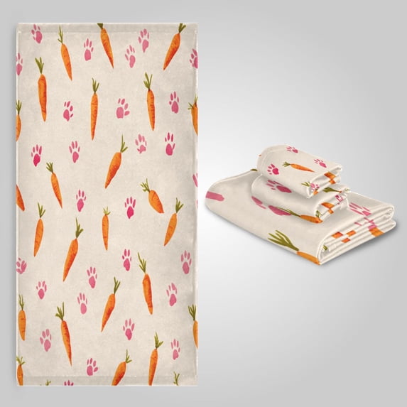 3 Pack Towel Set - Bath Towel, Hand Towel & Washcloth for Daily ...