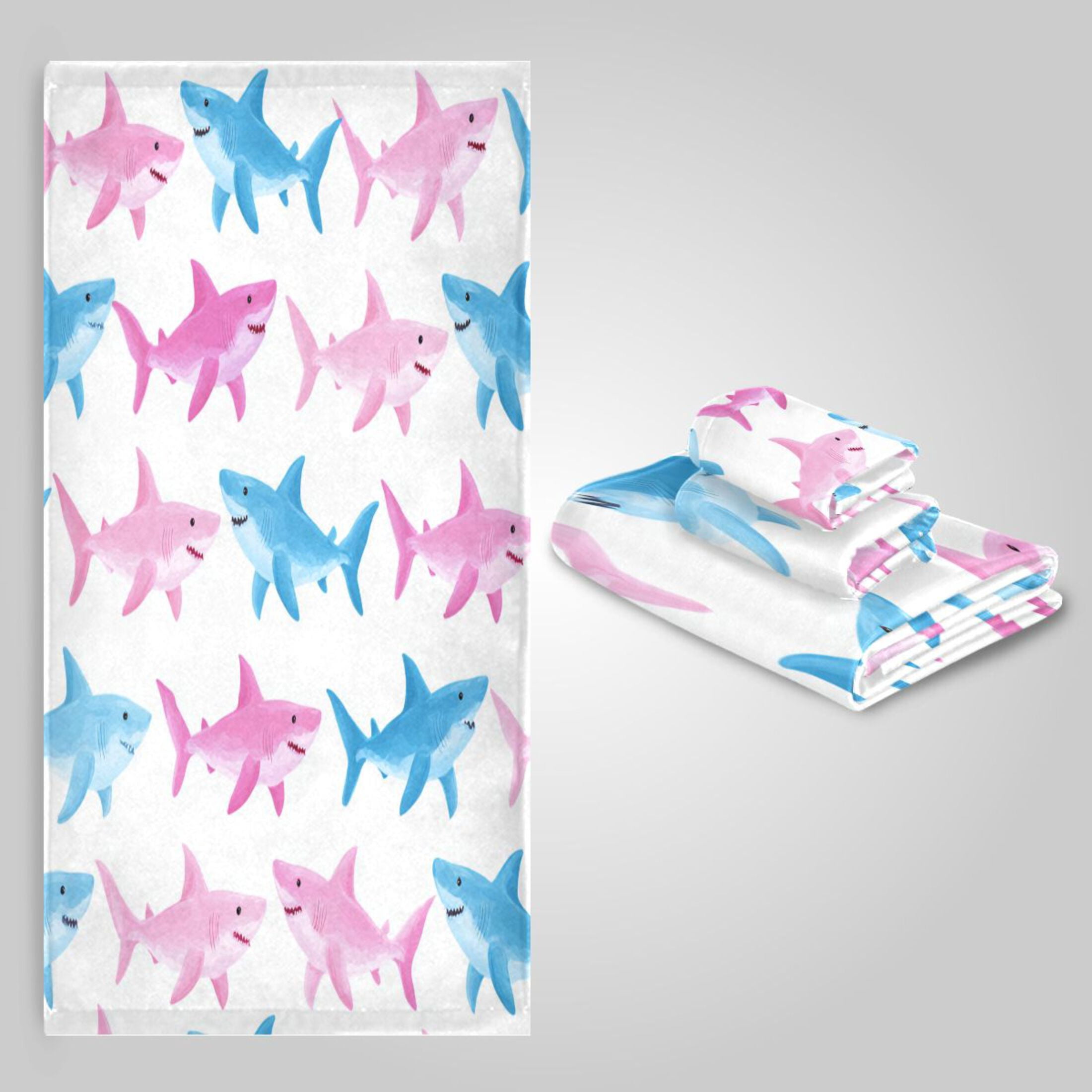 3 Pack Towel Set - Bath Towel, Hand Towel & Washcloth for Daily ...