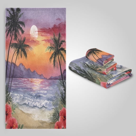 3 Pack Towel Set - Bath Towel, Hand Towel & Washcloth for Daily ...