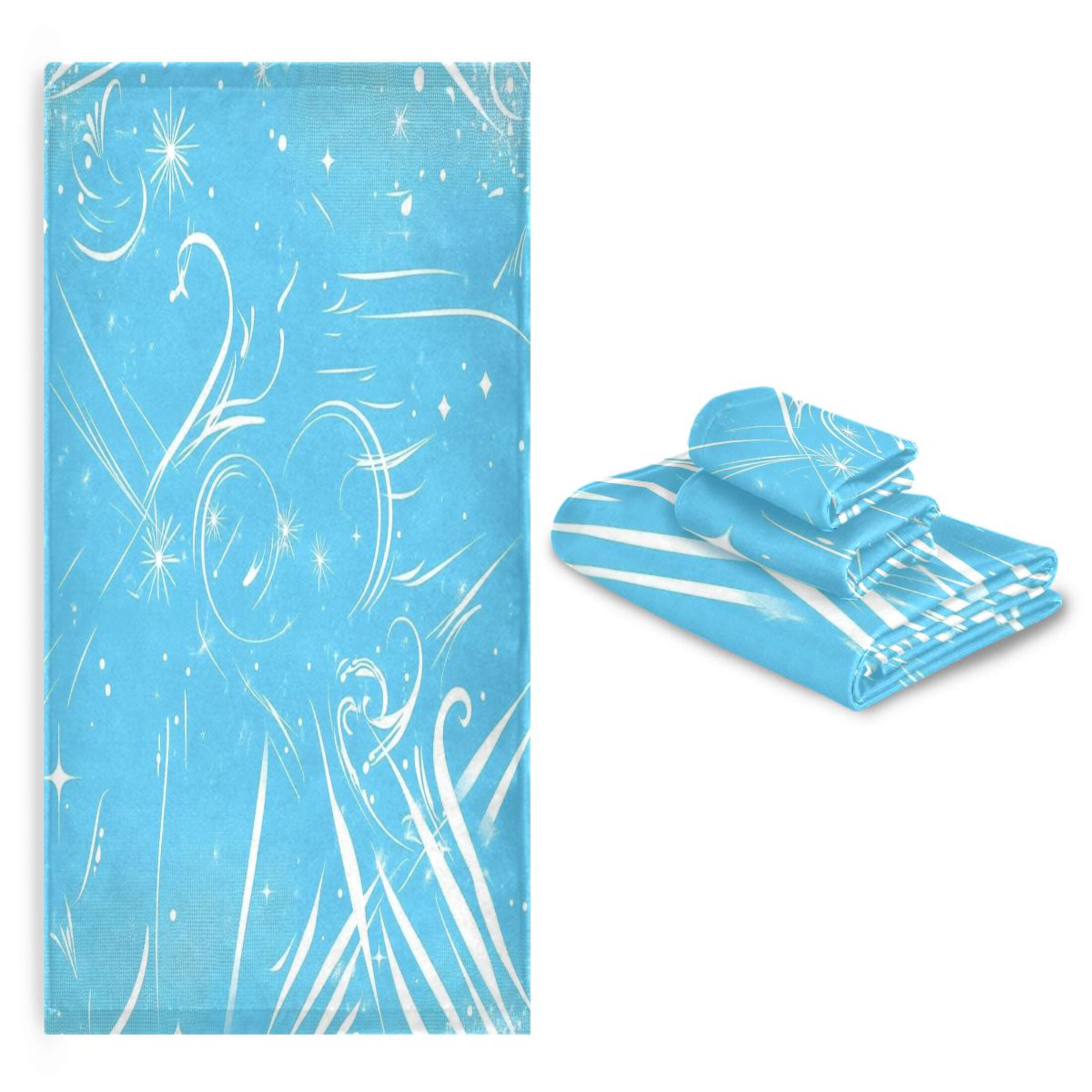 3 Pack Towel Set with Bath Towels, Hand Towels & Washcloths for ...
